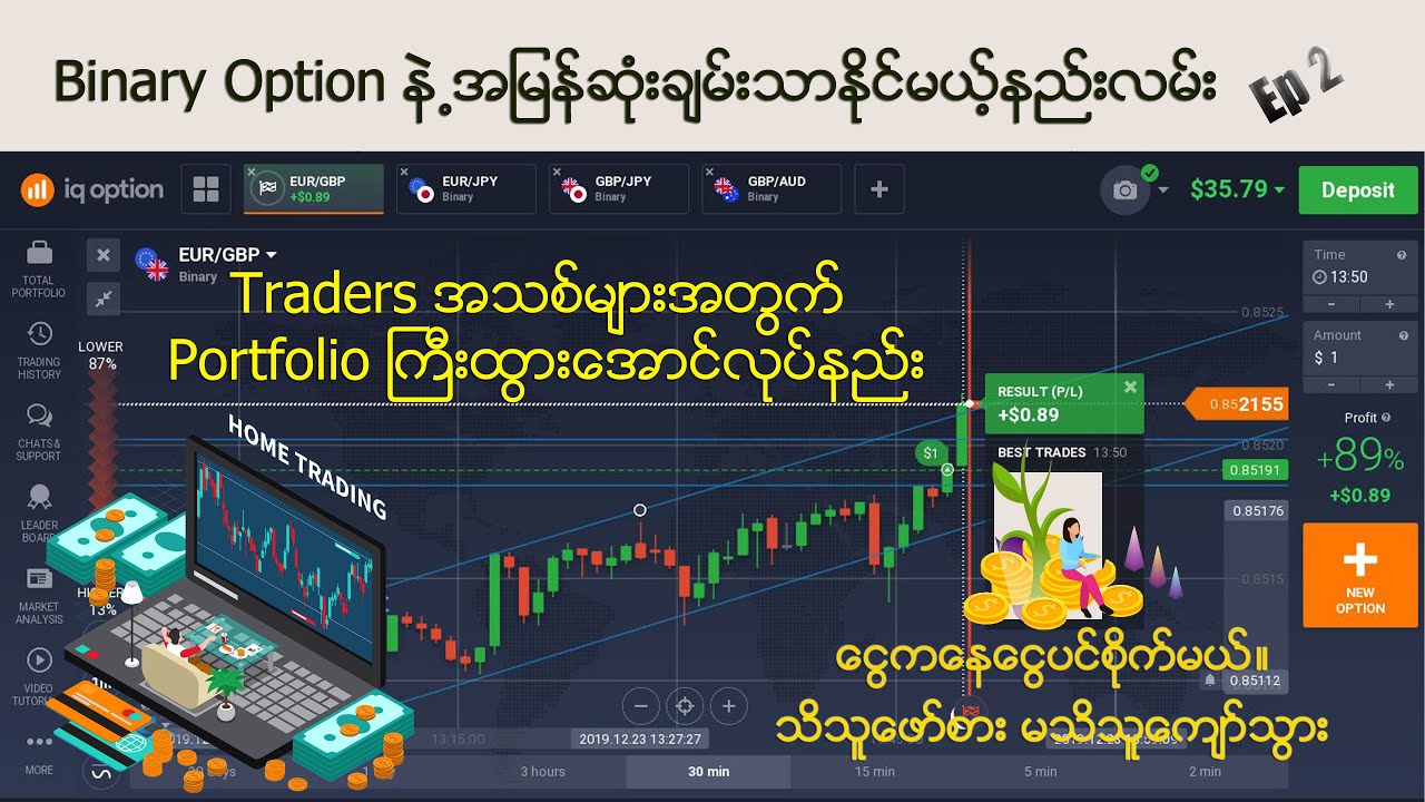 Binary Option နဲ့အမြန်ဆုံးချမ်းသာနိုင်မယ့်နည်းလမ်း Ep 2 - YouTube