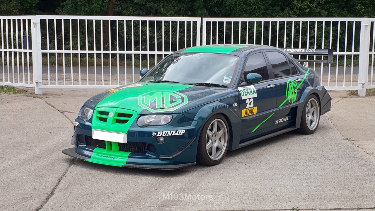MG ZT V8 DTM Race Car - YouTube