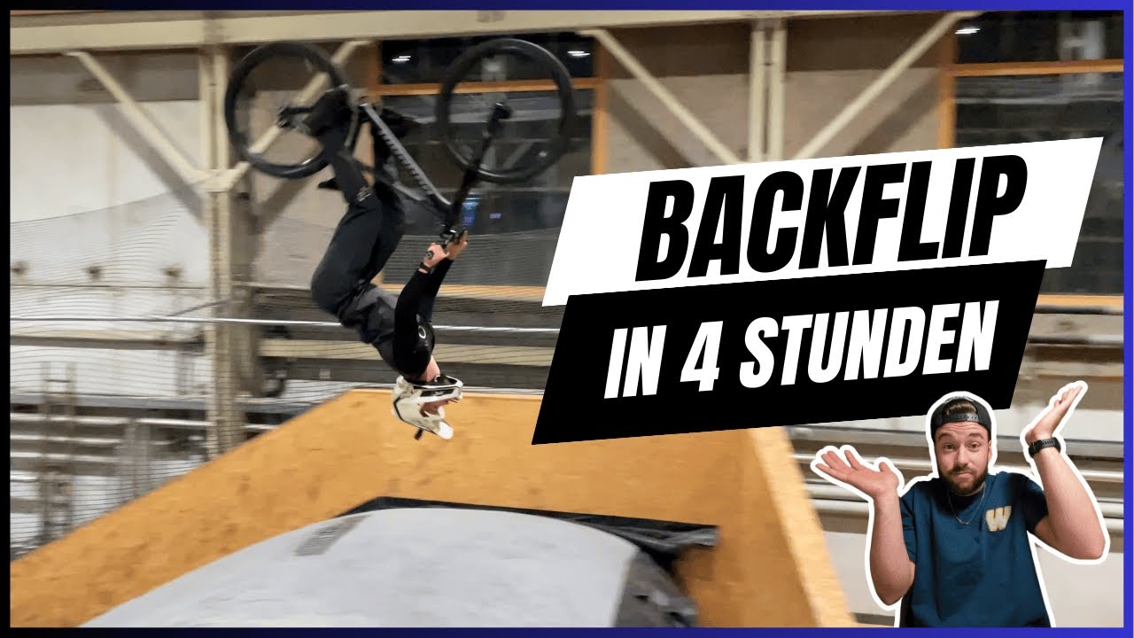 Schaffe ich einen BACKFLIP in 4 Stunden zu lernen? | Skillspark ...