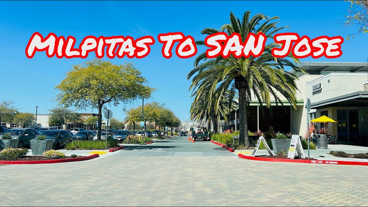 MILPITAS TO SAN JOSE CALIFORNIA DRIVE - YouTube
