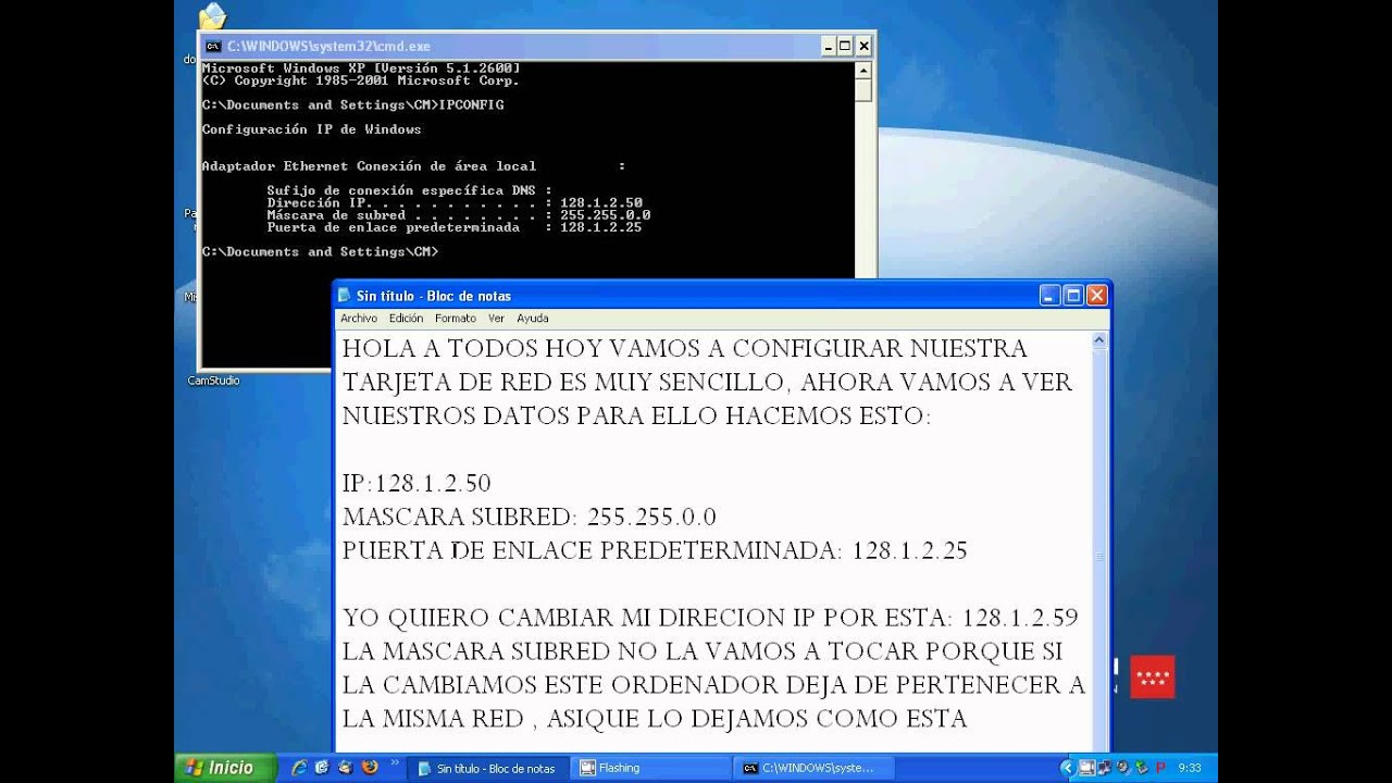 CONFIGURAR LA TARGETA DE RED - YouTube