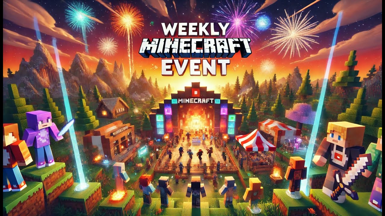 Minecraft Weekly Event | Participate and Prove Yourself - YouTube