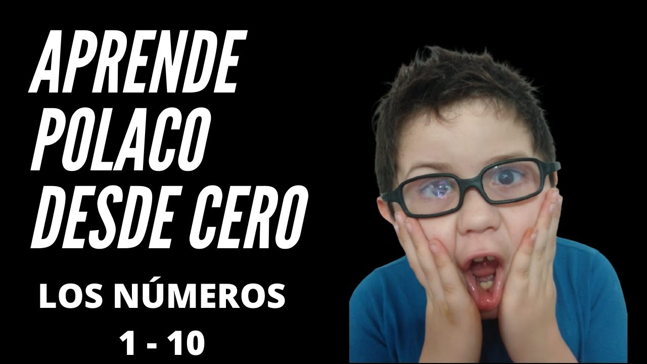 ♦️ Aprender los números del 1 al 10 en polaco e inglés ️ Learn the ...