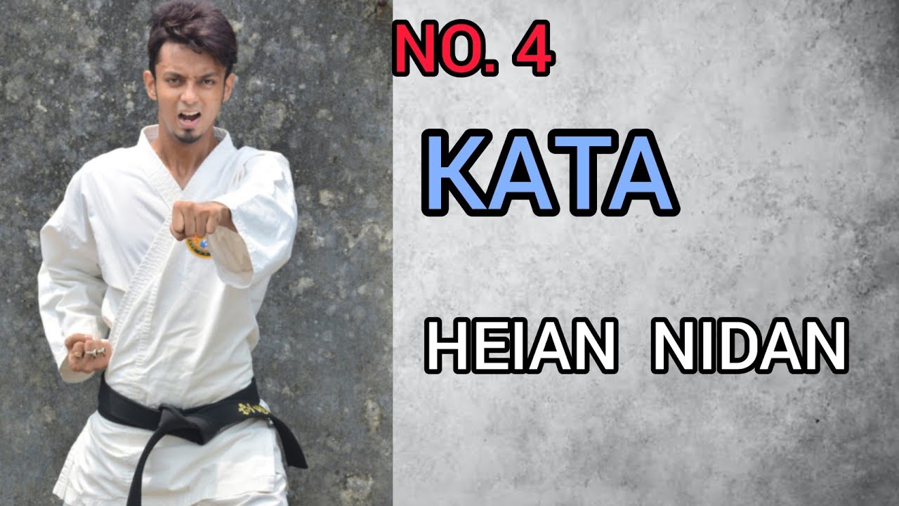 HEIAN NIDAN / KATA// Budokan/ Shotokan kata - YouTube