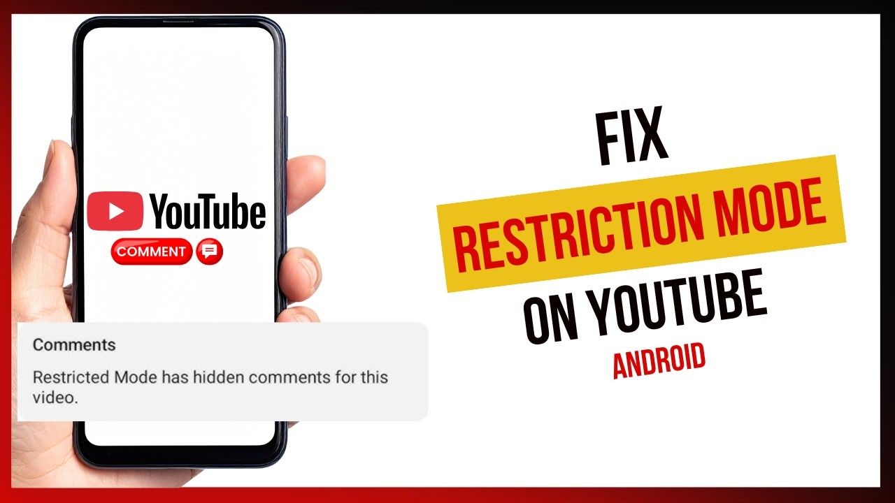 How to Fix YouTube Restricted Mode Has Hidden Comments (Step-by-Step ...