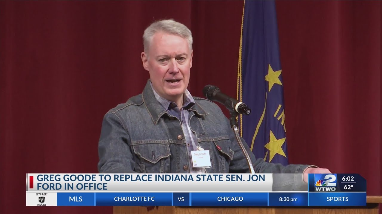 Greg Goode To Replace Indiana State Sen. Jon Ford in Office - YouTube