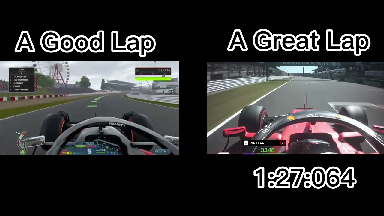 A Good Lap Vs A Great Lap Japanese gp - YouTube