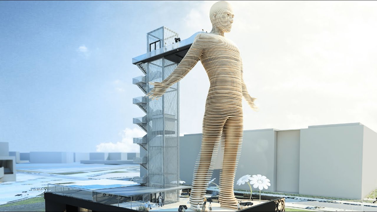 THIS IS REAL: 10-Story-Tall "Talking" Statue Has Been Built! (Is this ...