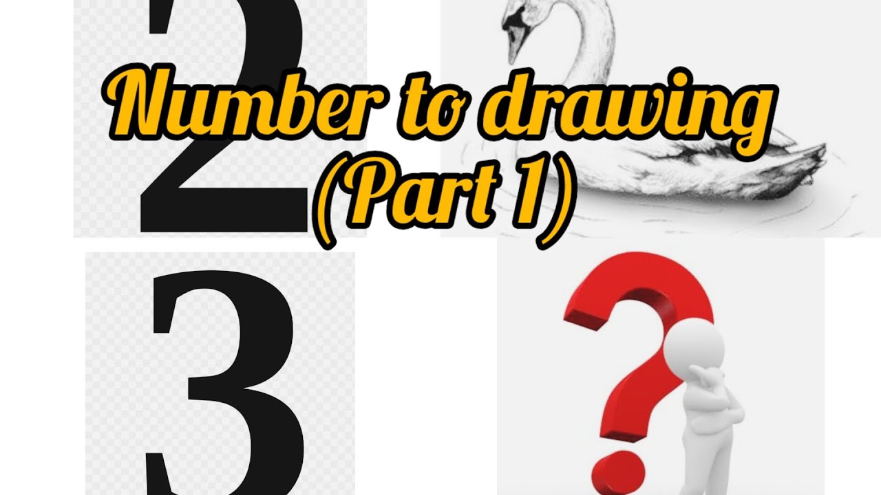Numbers to drawing/for kids / part 1/ part 2 coming soon/ 1 to 4 🔥🔥💫💥💥 ...