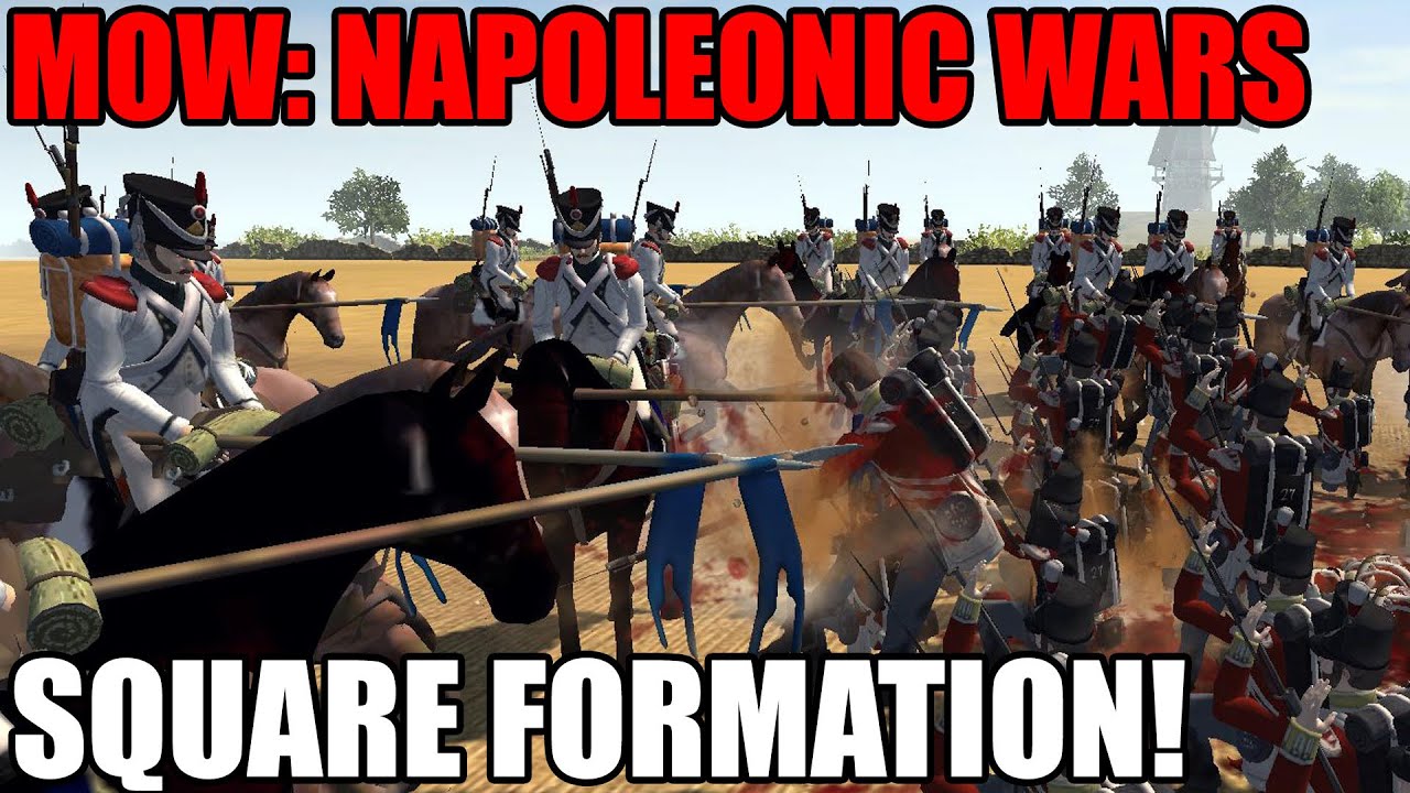 BRITISH SQUARE FORMATION! ~ Napoleonic Wars Mod - Men of War: Assault ...