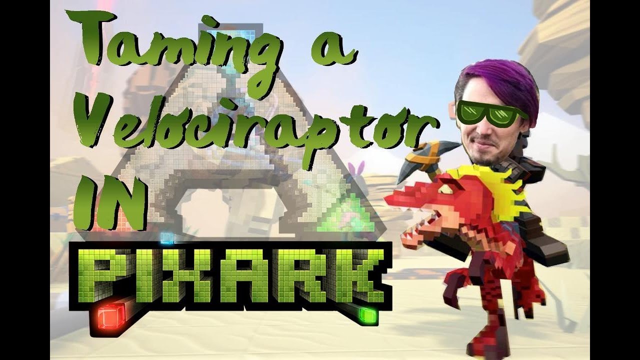 Taming A Raptor! | PixARK #4 - YouTube