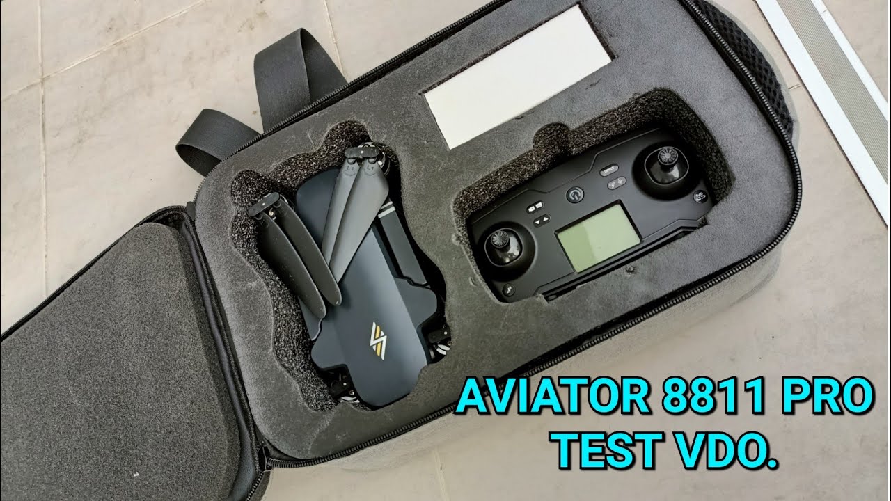 รีวิว ทดสอบวีดีโอ Review Test drone AVIATOR 8811 PRO VDO. WIFI ( not ...