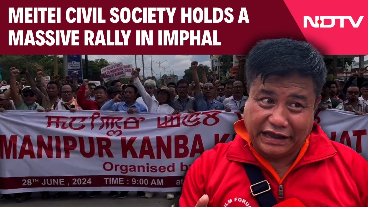 Manipur News | Meitei Civil Society Holds A Massive Rally In Imphal ...
