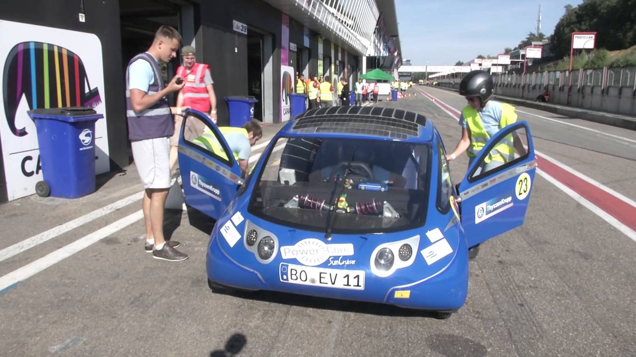 iLUMEN European Solar Challenge 24 hours of Zolder Part 1 - YouTube