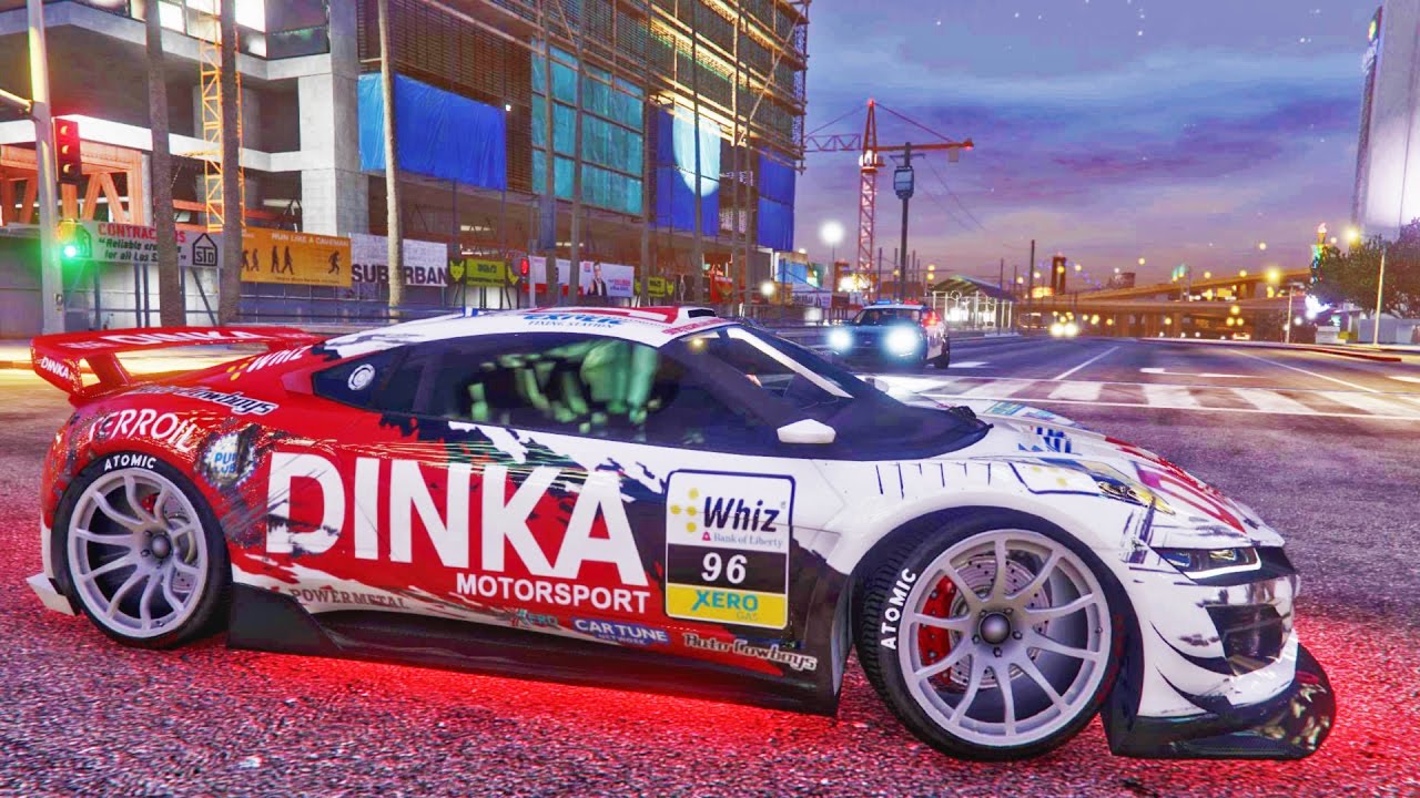GTA V CINEMATIC CHASE AND GETAWAY SCENE !! - YouTube