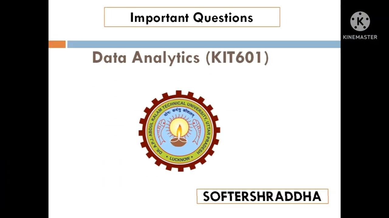 Data Analytics Important Questions All Unit In One Video aktu dataanalytics SofterShraddha data-analytics-important-questions-all-unit-in-one-video-aktu-dataanalytics-softershraddha