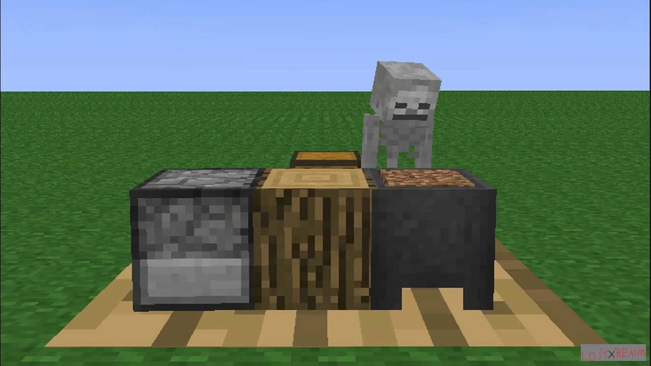 Minecraft: Cooking with skeleton: Cake - YouTube