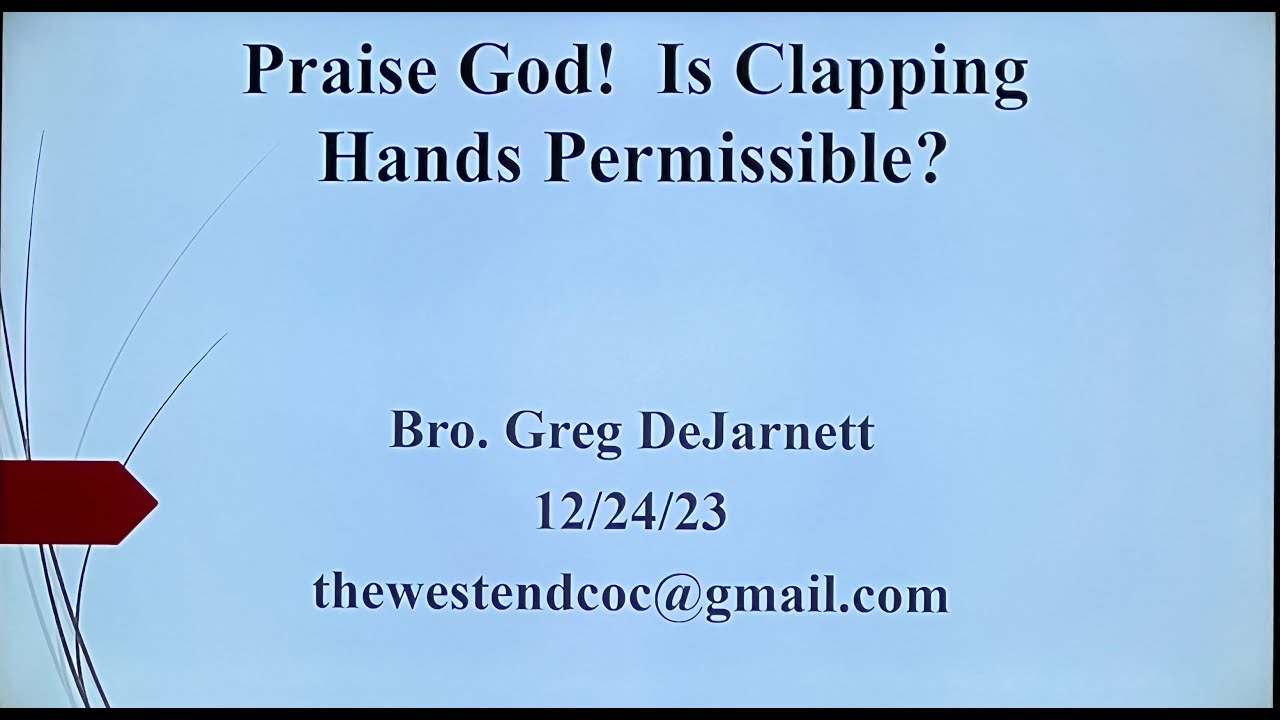 Praise God! Is Clapping Hand Permissible? - YouTube