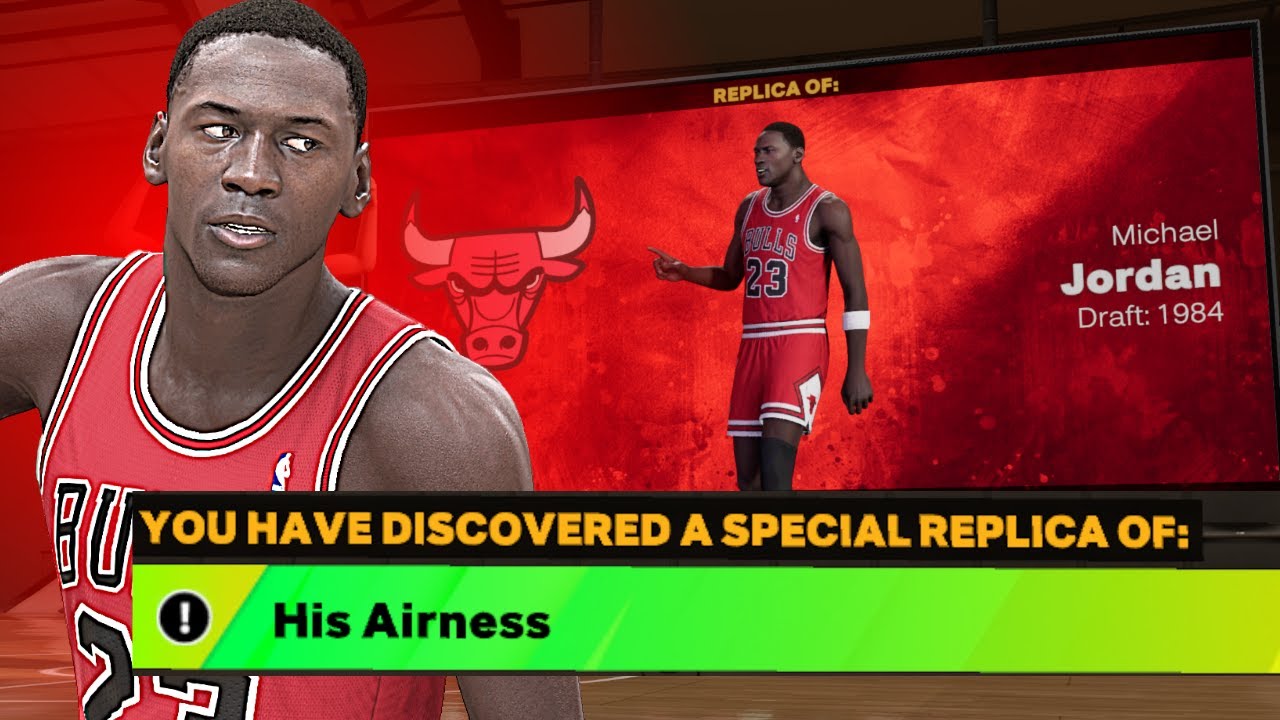 MICHAEL JORDAN HIS AIRNESS BUILD | NBA 2K23 Replica Build - YouTube
