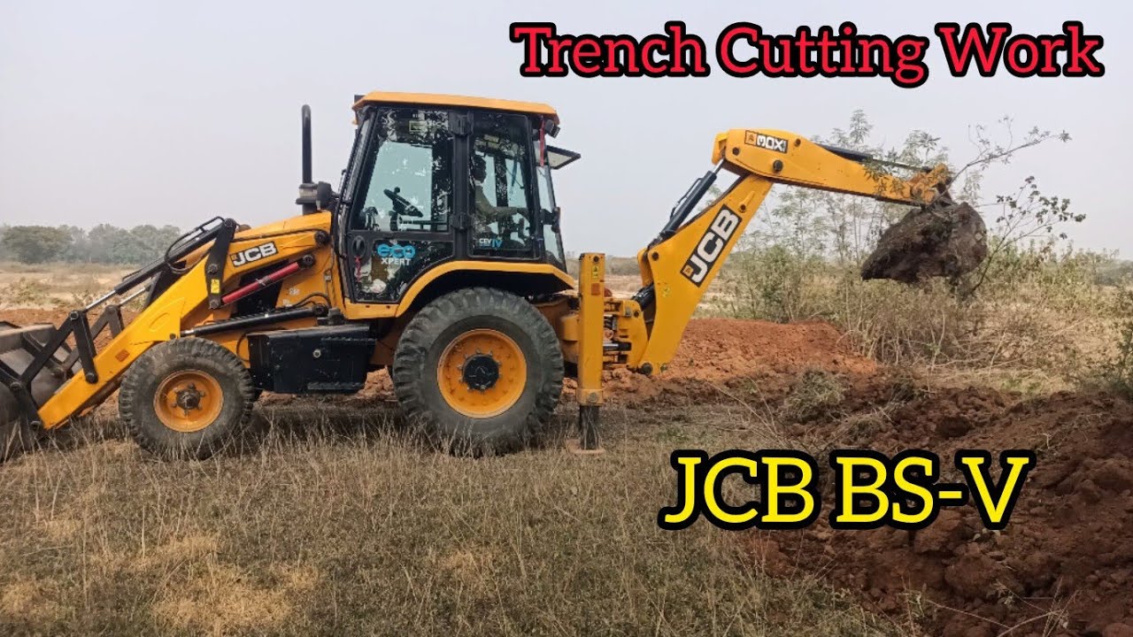 JCB 3DX Trench Cutting Work || JCB Backhoe - YouTube