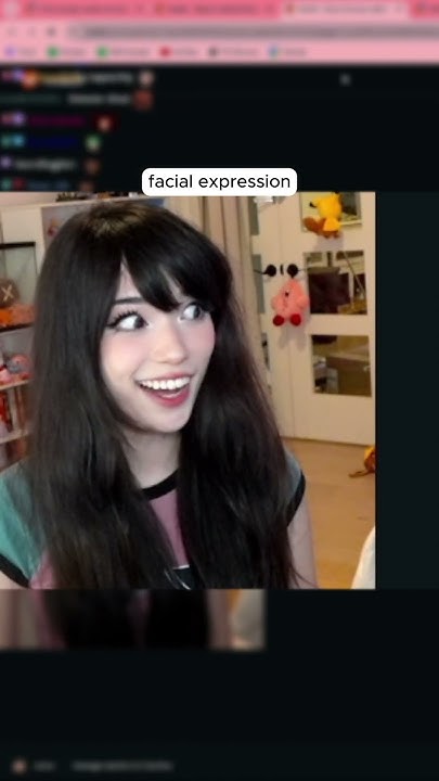 Emiru talks about her facial expression - YouTube