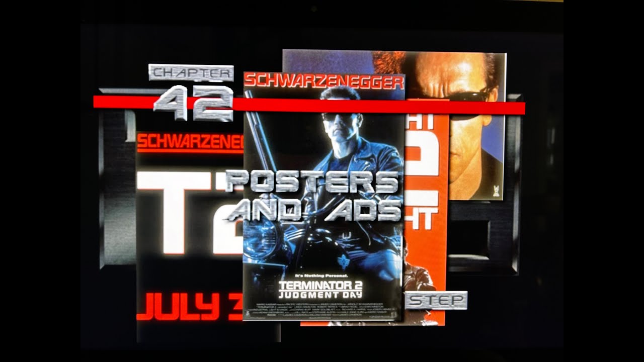Terminator 2 Ultimate Edition DVD Supplement. Chapter 42 Posters Adds - YouTube