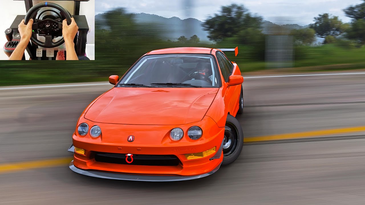 Acura Integra Test Drift | Forza Horizon 5 | Thrustmaster T300RS ...