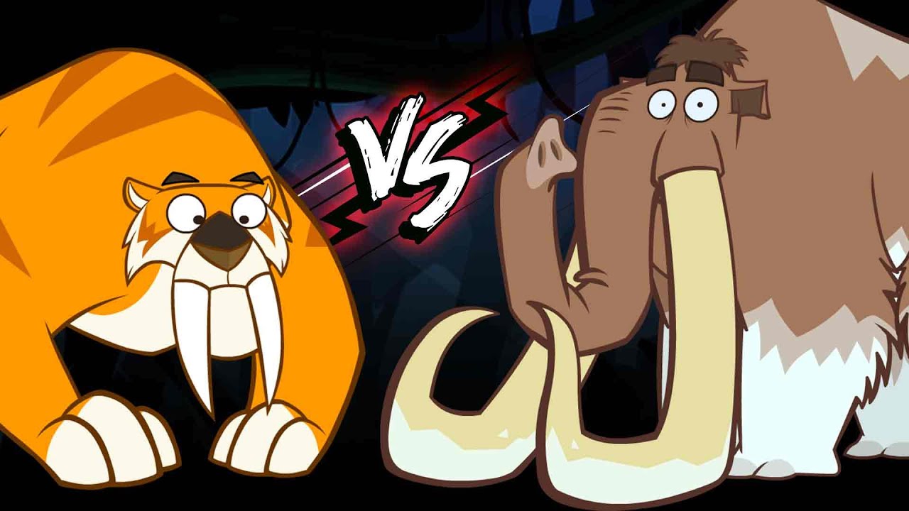 Funny Dinosaur Cartoon | Smilodon VS Cheetah | I'm a Dinosaur | Kids ...