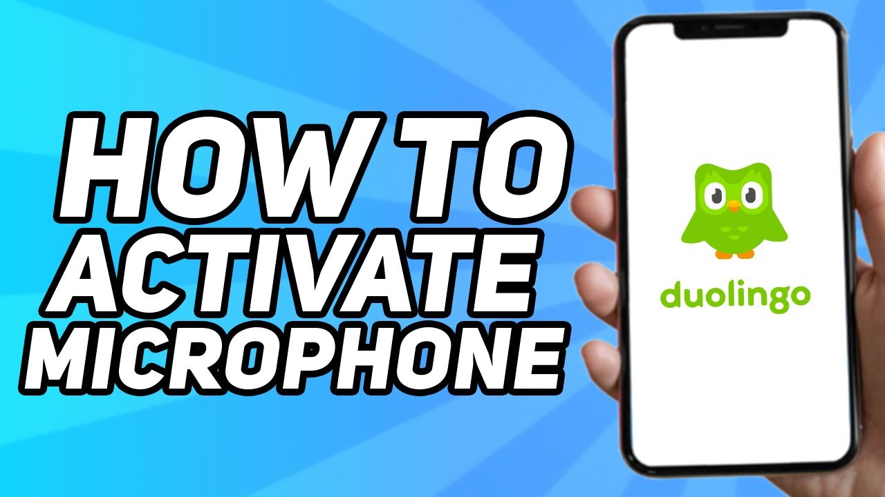 How To Activate Microphone On Duolingo 2024 YouTube How To Activate Microphone On Duolingo 2024 YouTube