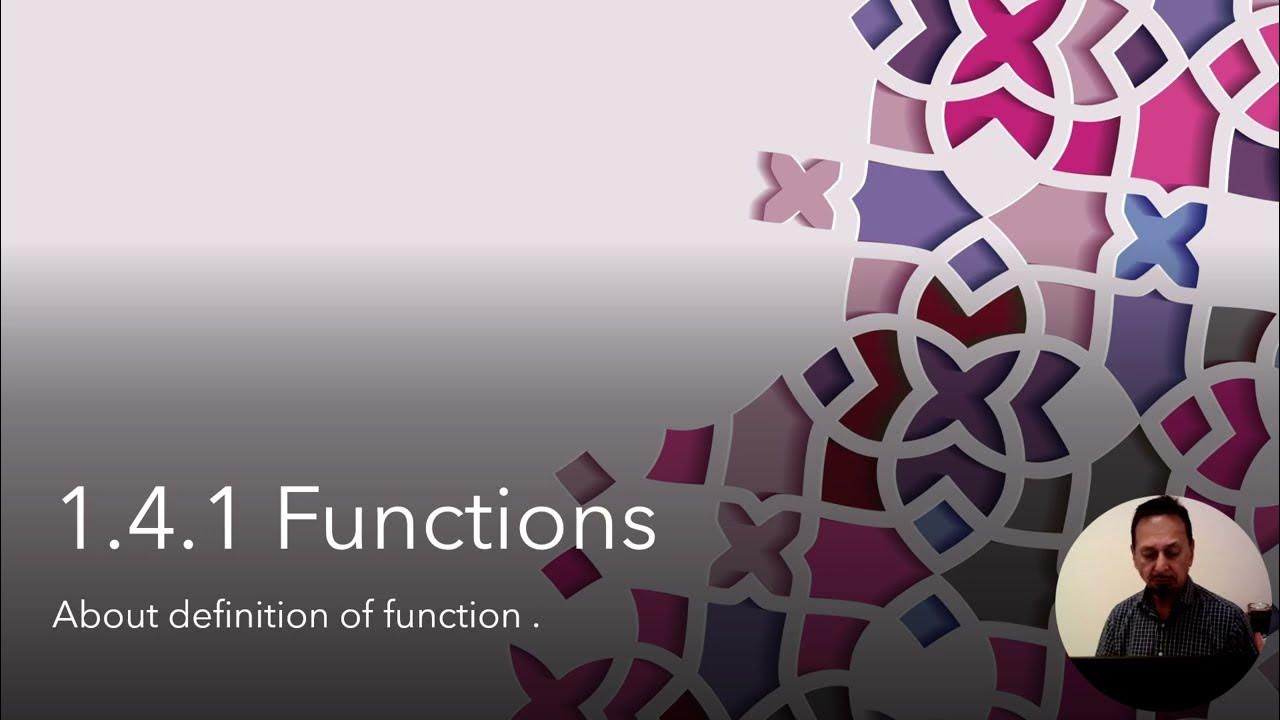 Sec 1 4 1 Functions - YouTube