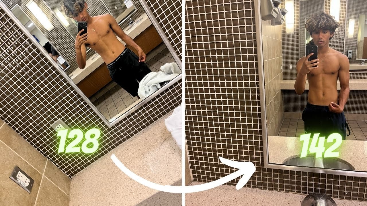 3 month transformation(128-142 lbs) - YouTube