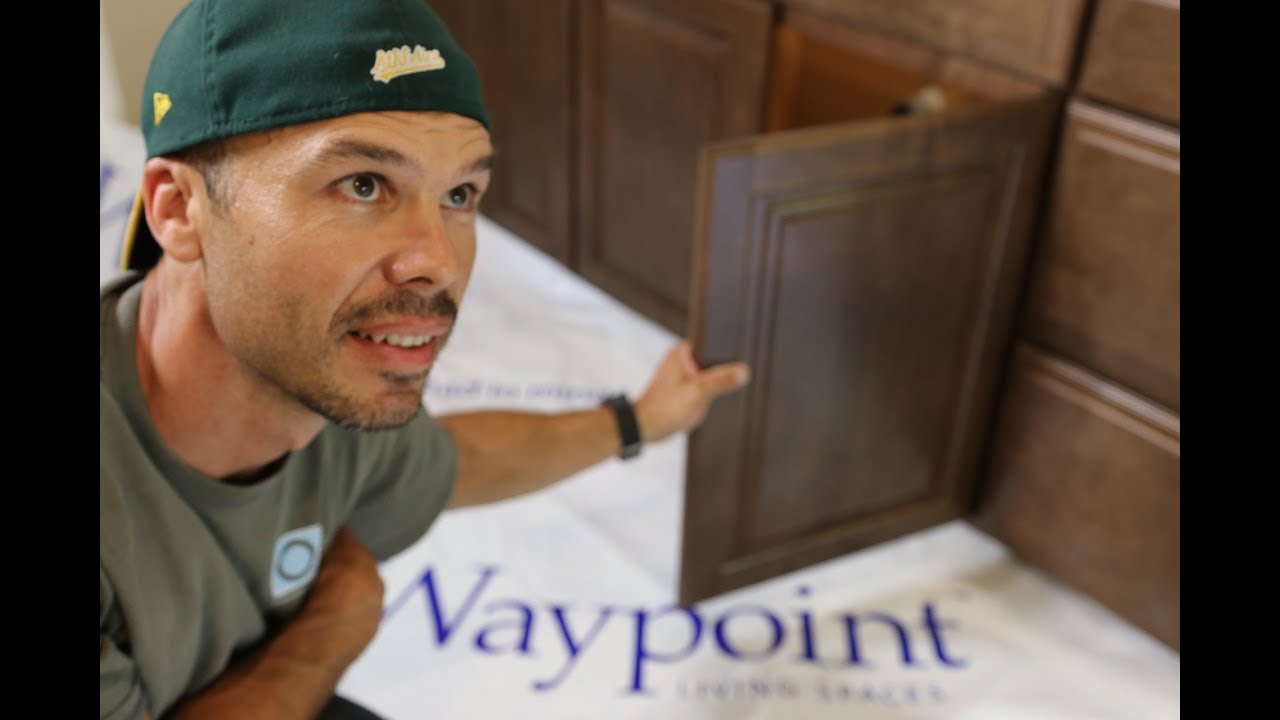 How to Install a Waypoint Vanity Cabinet: Everything Bathroom Episode 1 ...