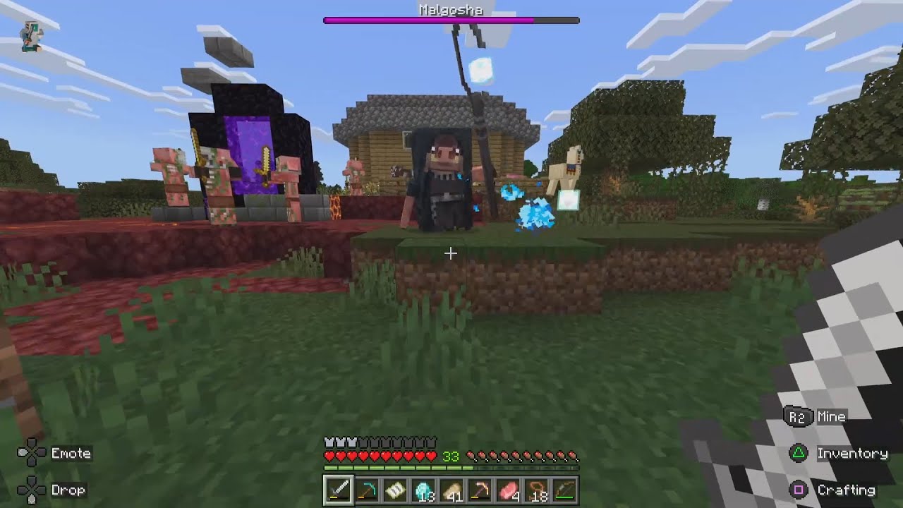 Malgosha Boss Fight In The Overworld - It’s Just Like The Minecraft ...