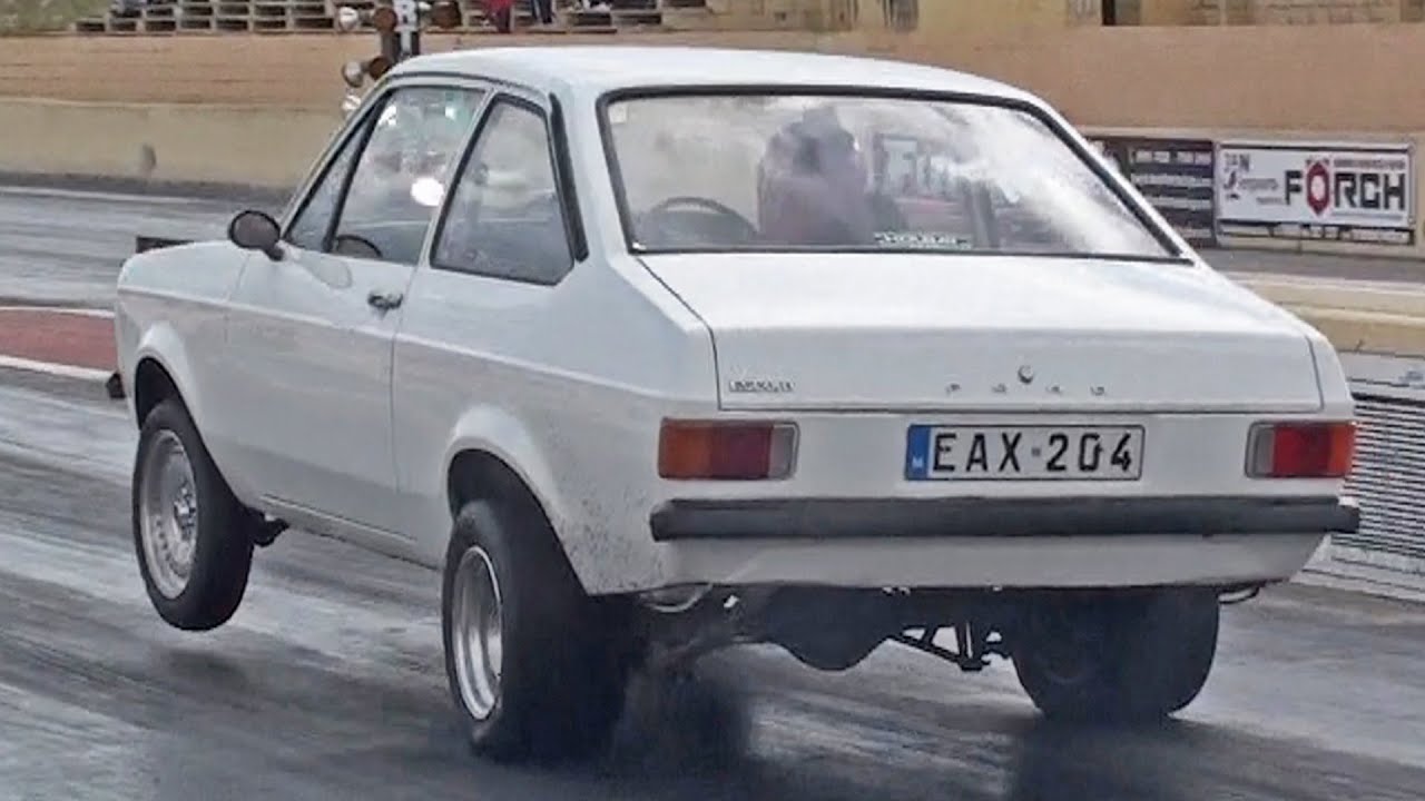 Ford Escort Mk2 Cosworth runs 11.52 - YouTube