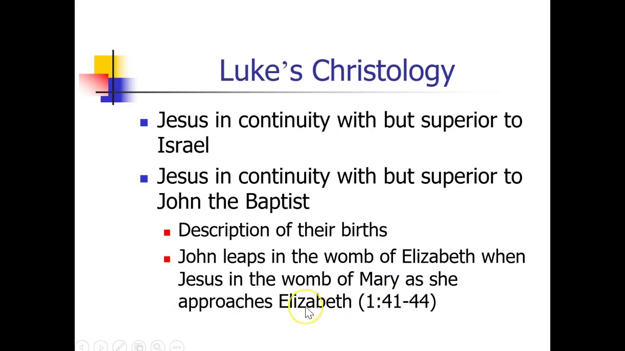 Brief Introduction to Luke's Portrait of Jesus/Christology - YouTube