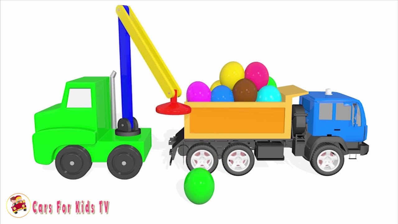 77 Learn Colors With Balls Surprise Eggs Vehicles For Kids CFK Family ...