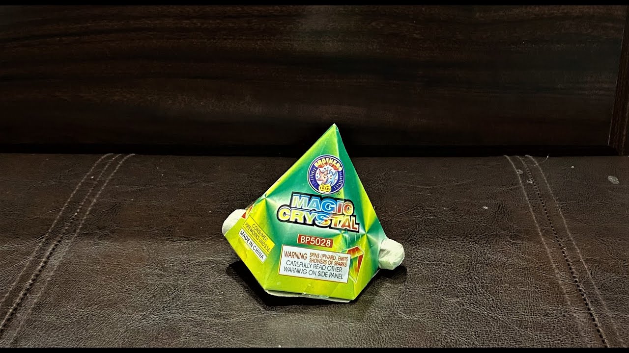 Brothers Fireworks - Green Magic Crystal - YouTube