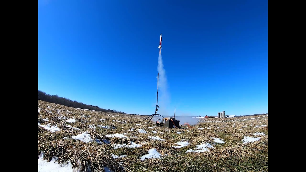 LOC-IV High Power Rocket - H120 Motor - Level 1 Cert Launch - Pad Cam ...