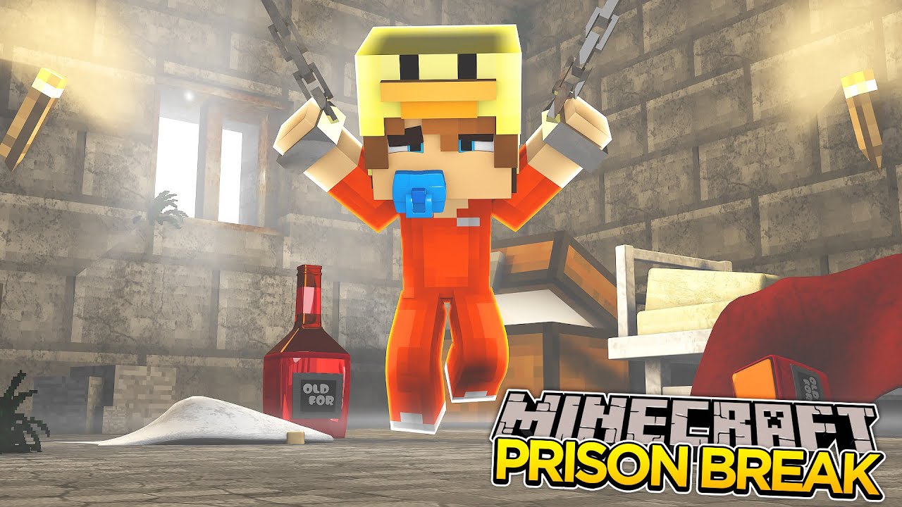 Minecraft PRISON BREAK - BABY DUCK GETS LOCKED UP!!! - YouTube