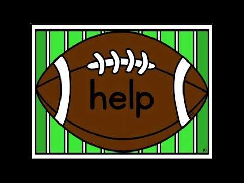 Master 10 Dolch Pre-Primer Sight Words with a Fall Football Theme! 🏈 ...