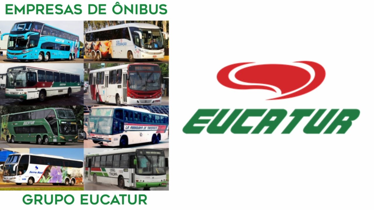 Empresas de ônibus do Grupo Eucatur - YouTube