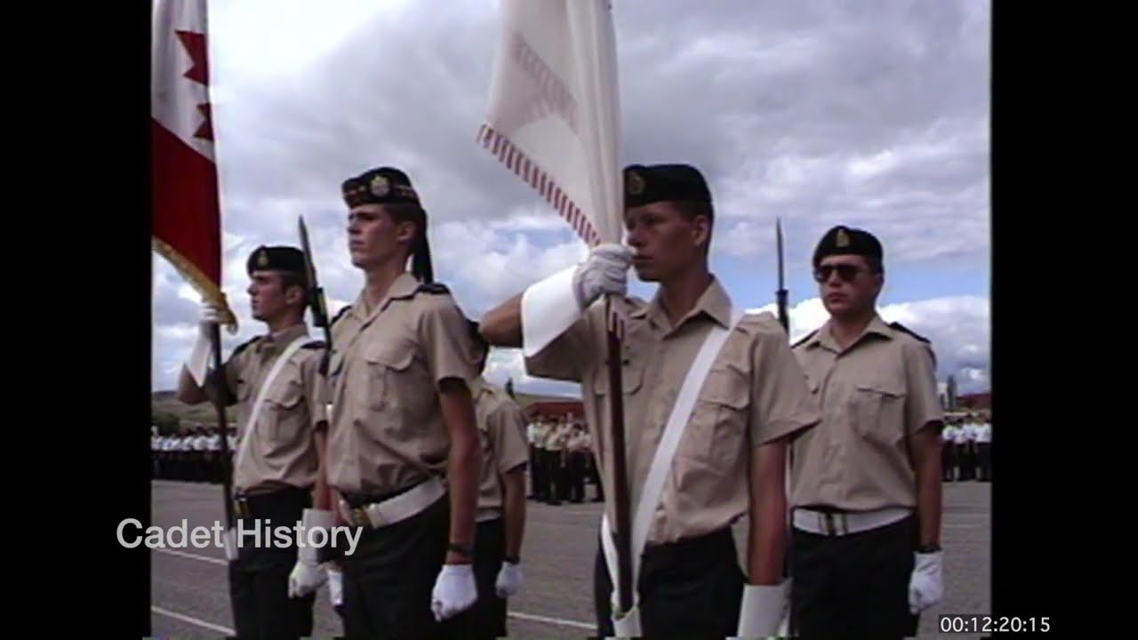 Vernon Army Cadet Camp, Saturday morning parade 27 July 1991 - YouTube