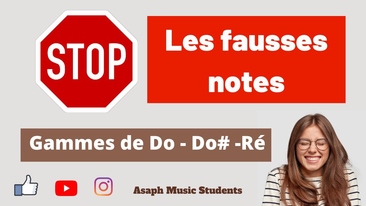 Stop aux fausses notes -Tuto piano - YouTube