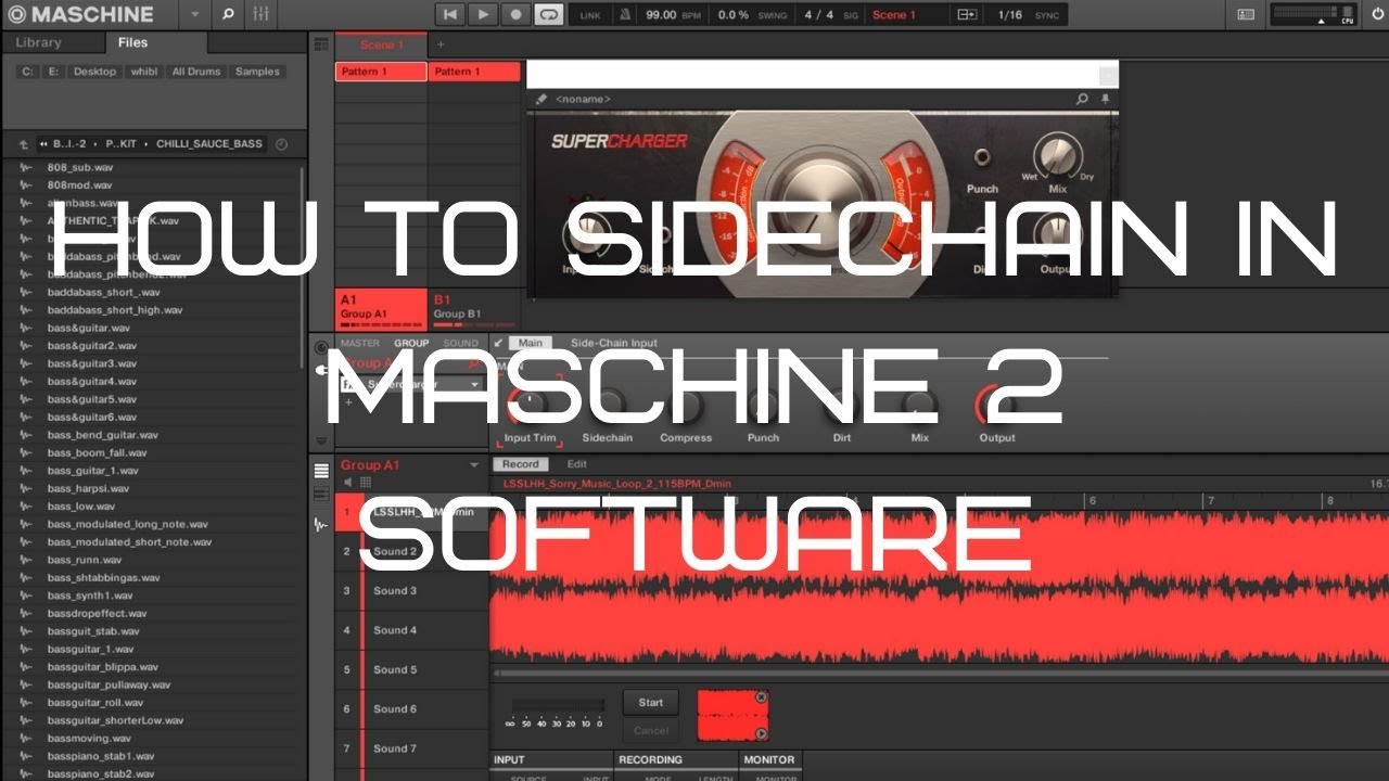How To Sidechain in Maschine 2 software - YouTube