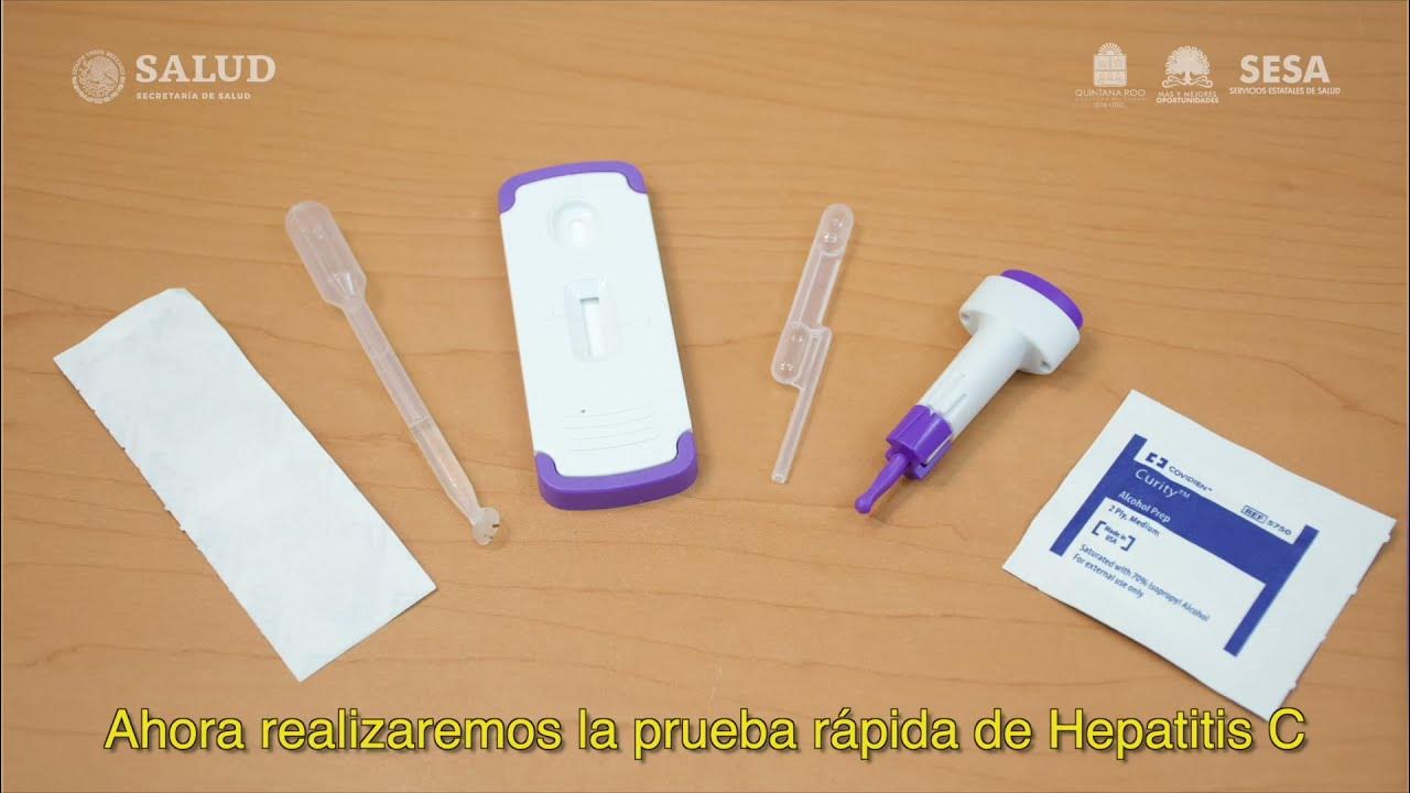 ¿Cómo aplicar la Prueba Rápida para la detección de la Hepatitis C ...