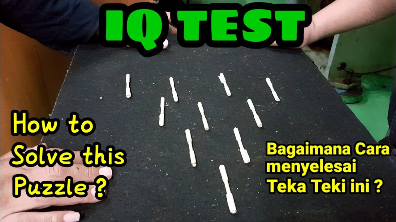 Teka Teki Permainan Lidi || Pindah 3 batang lidi,Dan Merubah Posisi ...