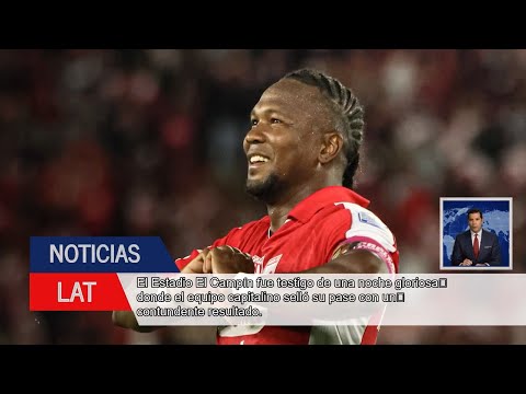 ¡Hattrick de Rodallega! Santa Fe golea al América y clasifica a Semifinales