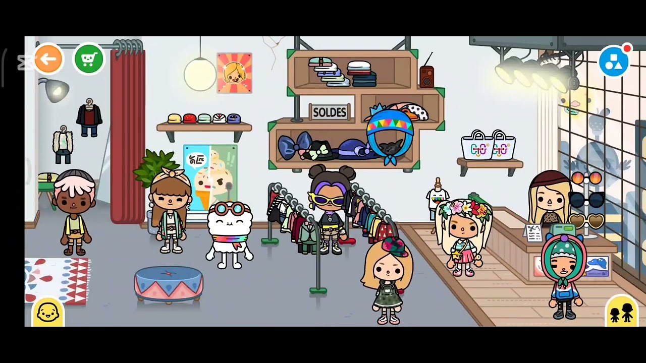 Clothing Store In The Center.| New Story.| Toca Boca Life.| - YouTube