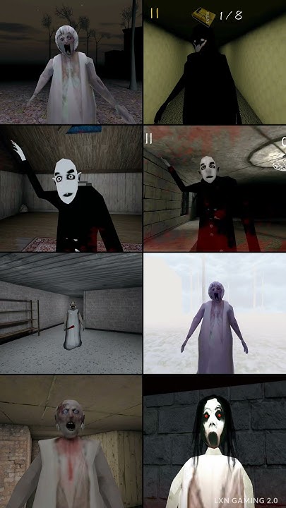 Slendrina's Mom Vs Nosferatu Vs Slendrina X Vs Granny 4 Vs Slendrina The Forest Snowfall + - YouTube