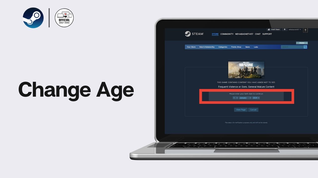 (2024) How To Change Your Age on Steam - YouTube